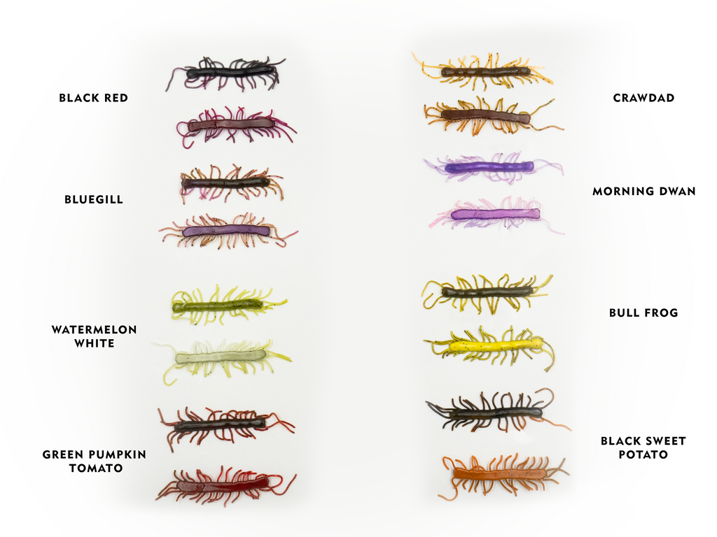 Centipede - 3 inch - 12 Count – Bass Munitions Lures