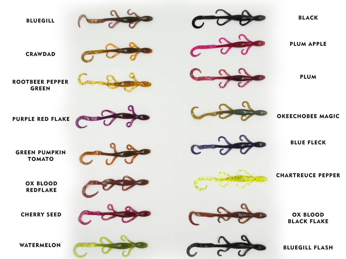 Recon Lizard - 6 inch - 12 Count – Bass Munitions Lures