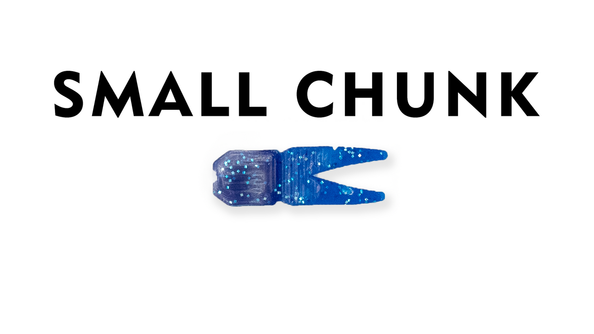 Small Chunk - 2.5 inch - 10 Count – Bass Munitions Lures